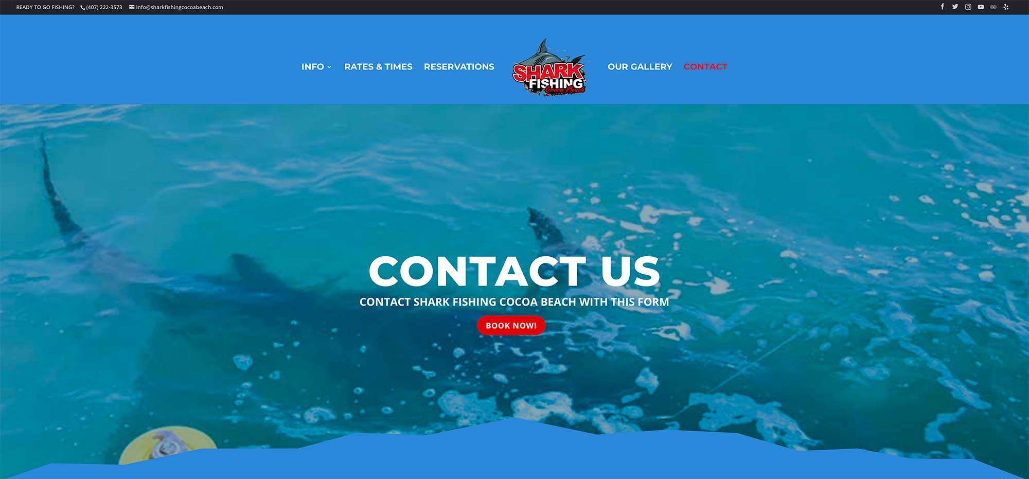 Shark Fishing Cocoa Beach - Contact - Shark Fishing Cocoa Beach